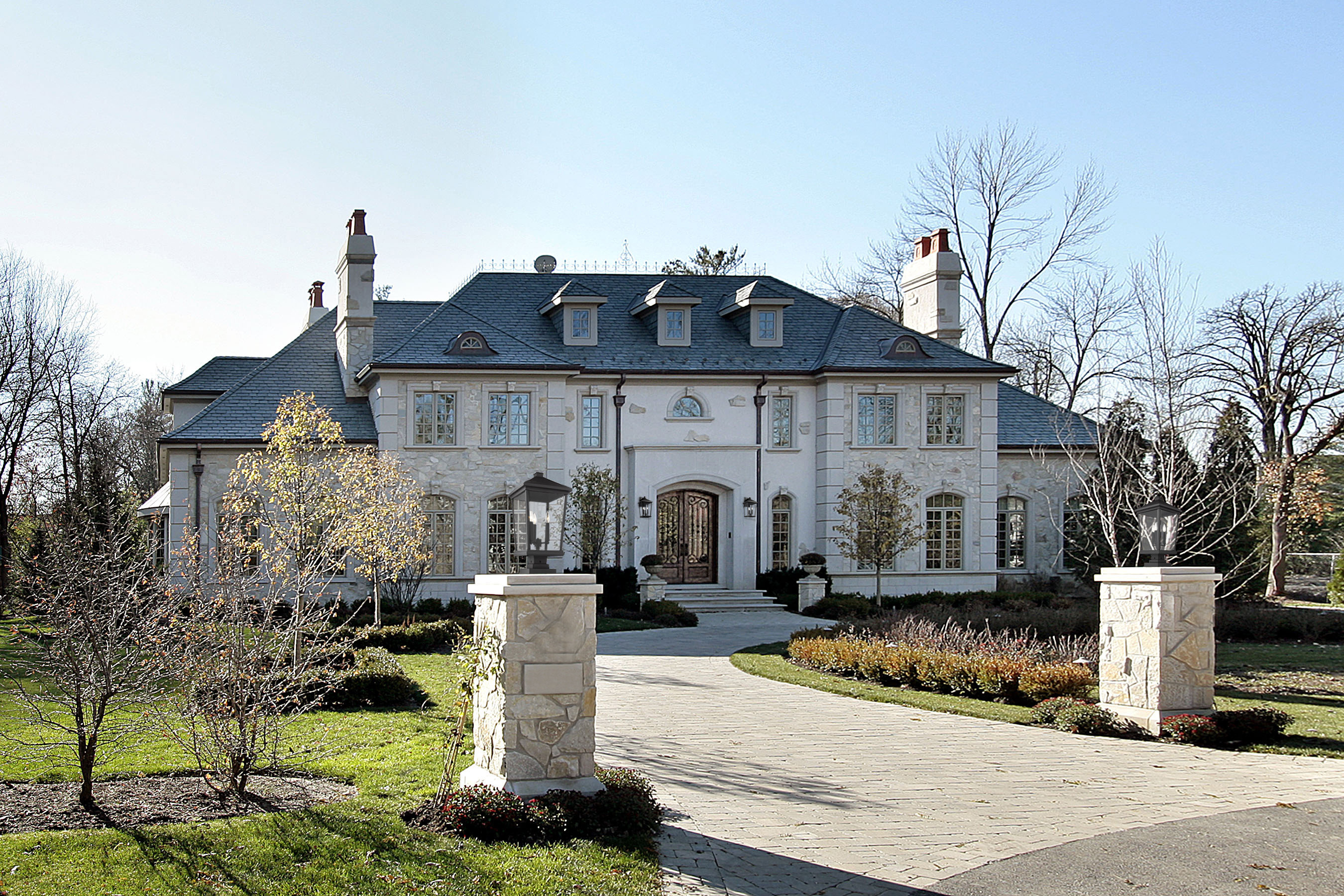 Lark Manor™ Bourke 3-Light Pier Mount Light | Wayfair