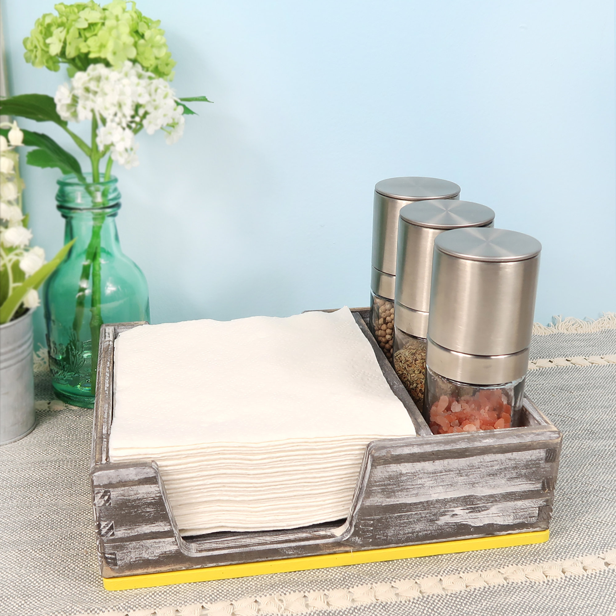 Gracie Oaks Flat Napkin Holder & Reviews | Wayfair