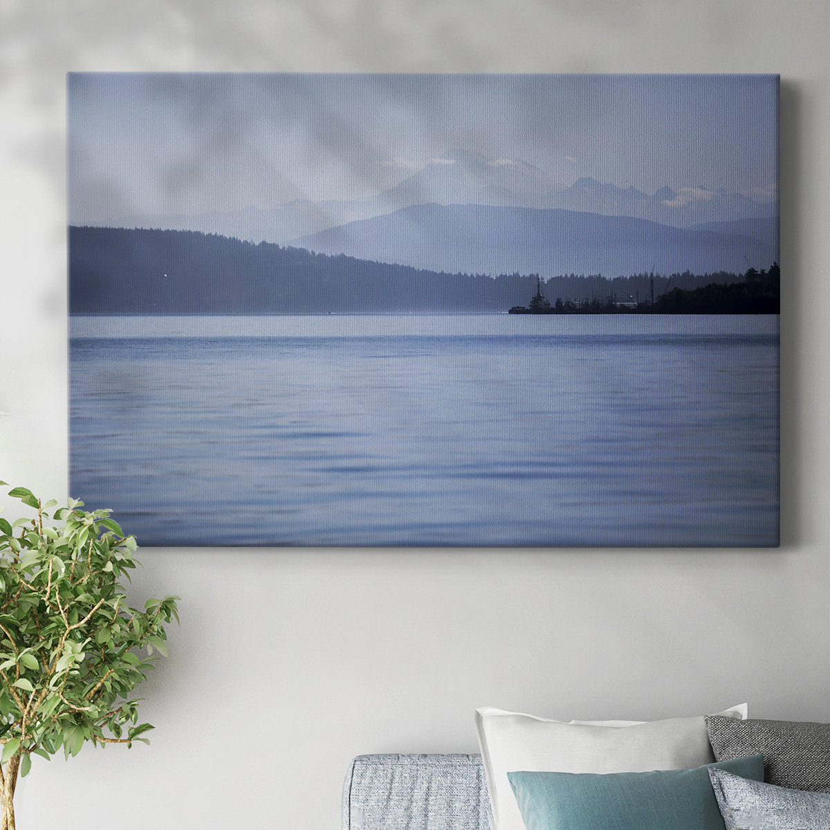 Beachcrest Home™ Blue Serenity-Gallery Wrapped Canvas | Wayfair