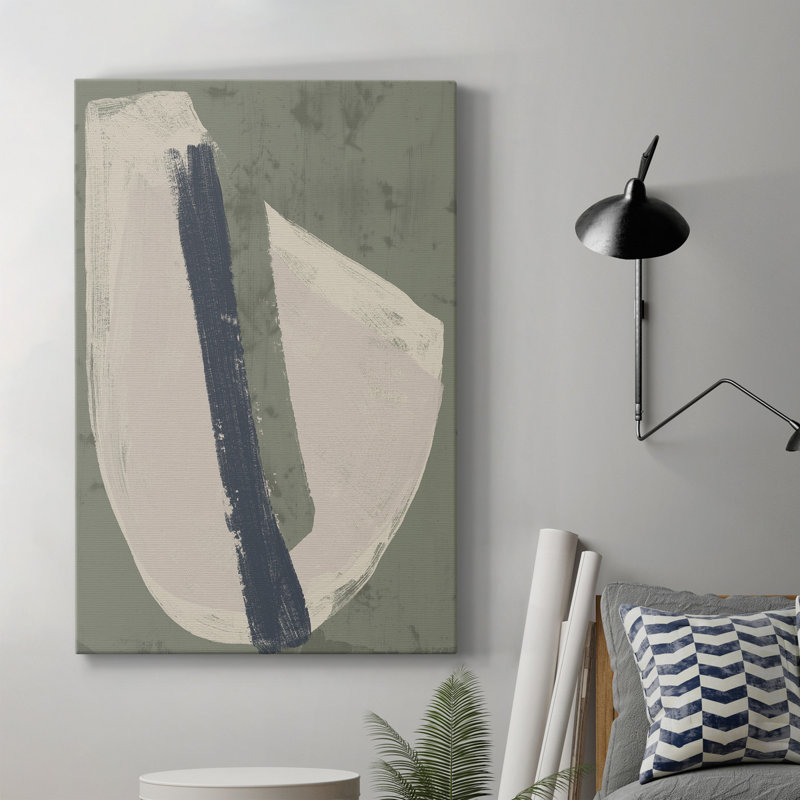 Orren Ellis Paper Slice IV Premium Gallery Wrapped Canvas - Ready To ...