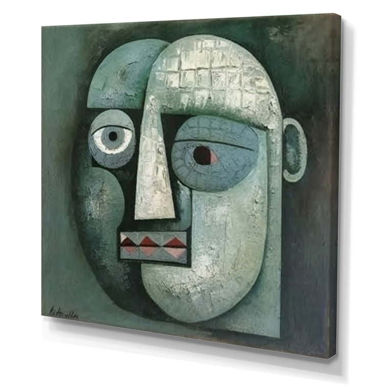 Trinx Abstract Mask Portrait Picasso Hommage On Canvas Print - Wayfair ...