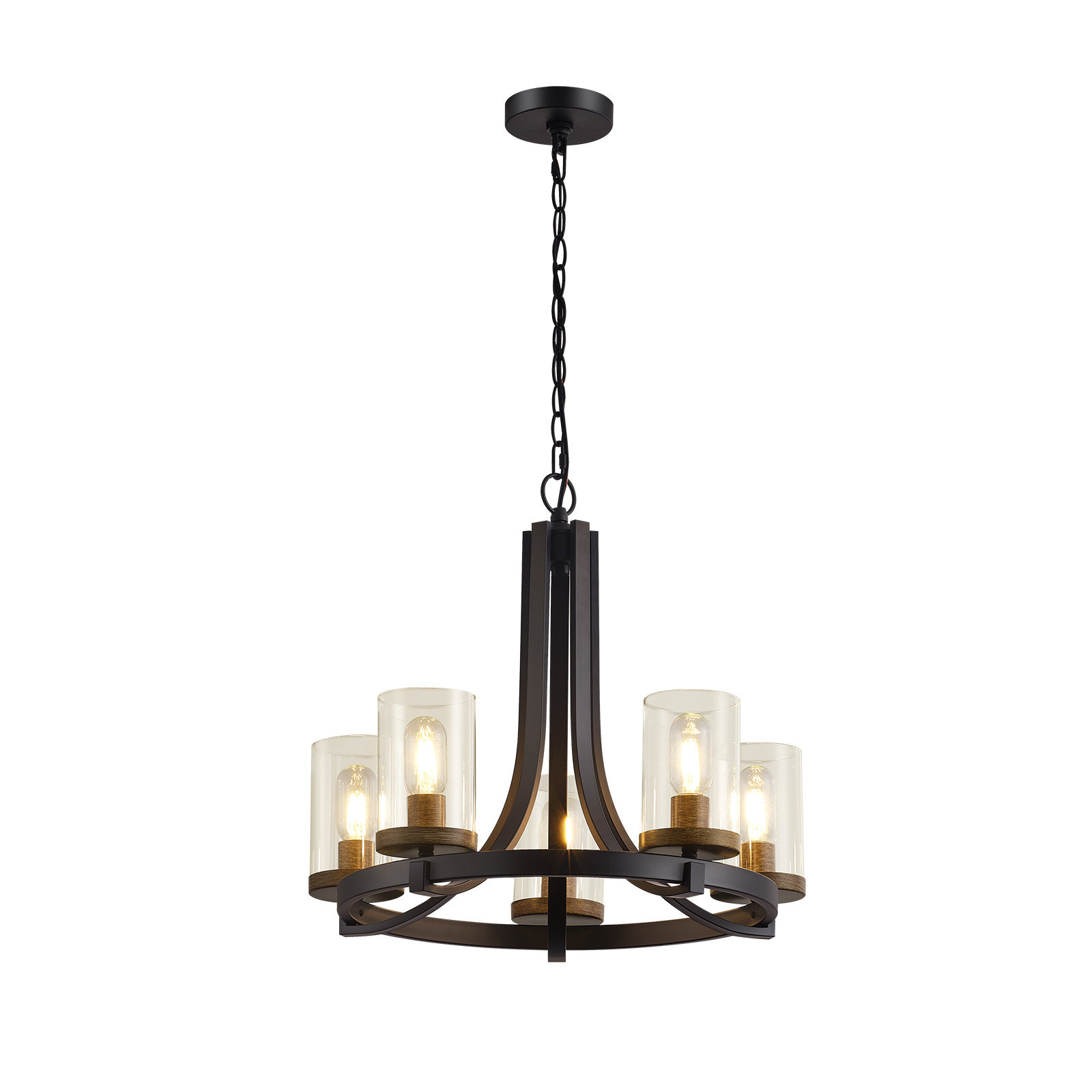 Gracie Oaks Emalee 5 - Light Chandelier | Wayfair