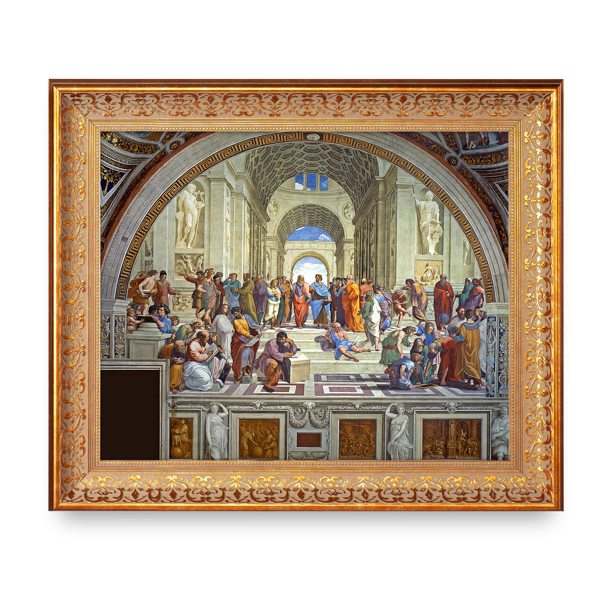 Astoria Grand The School of Athens by Raphael.,Vintage Pattern Gold ...