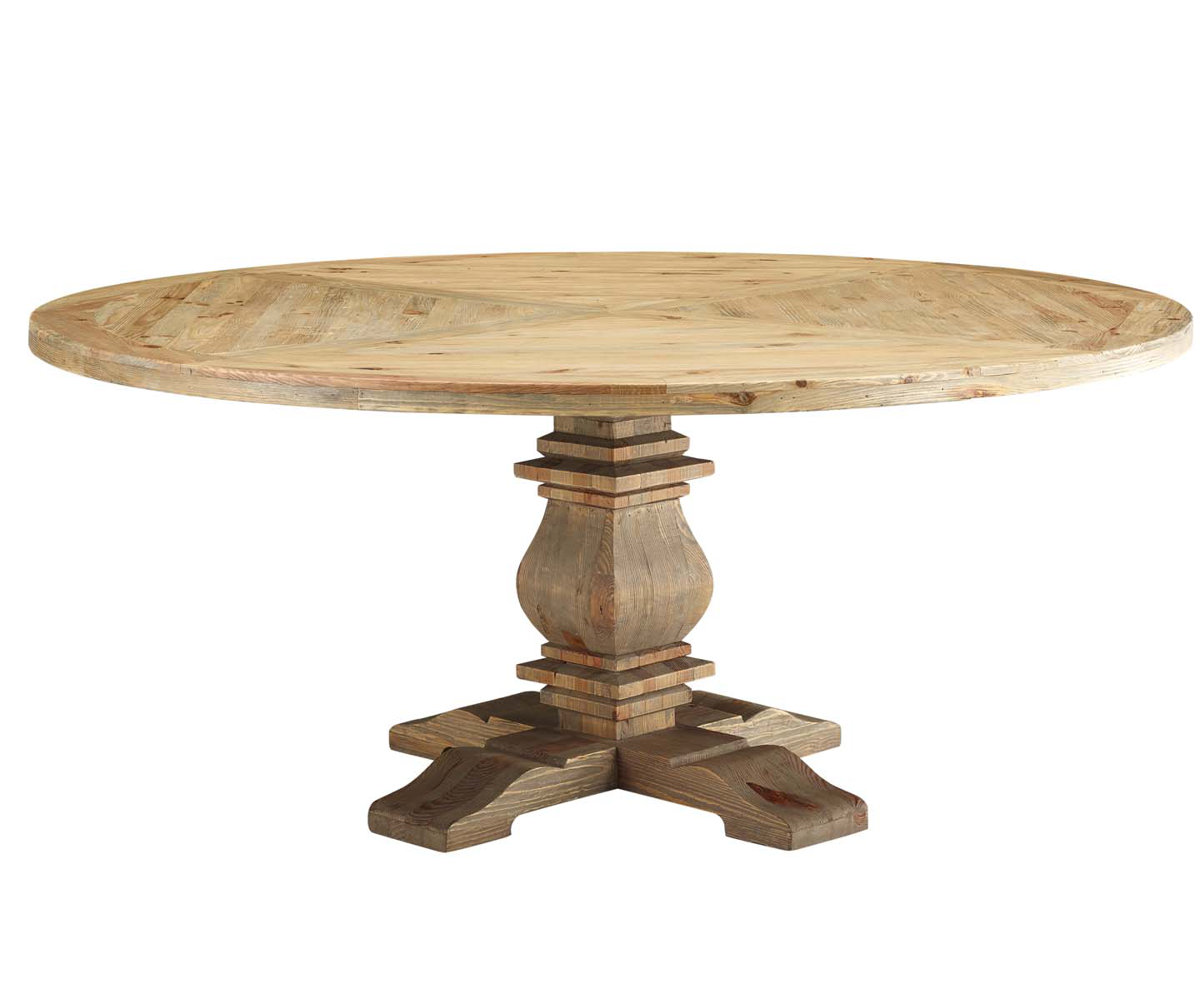 Modway The Barn Wild Hen Round Pine Wood Dining Table & Reviews | Wayfair