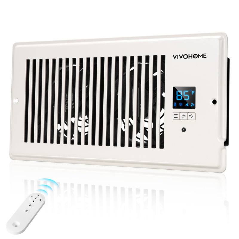 VIVOHOME Quiet Register Booster Fan with Intelligent Thermostat | Wayfair