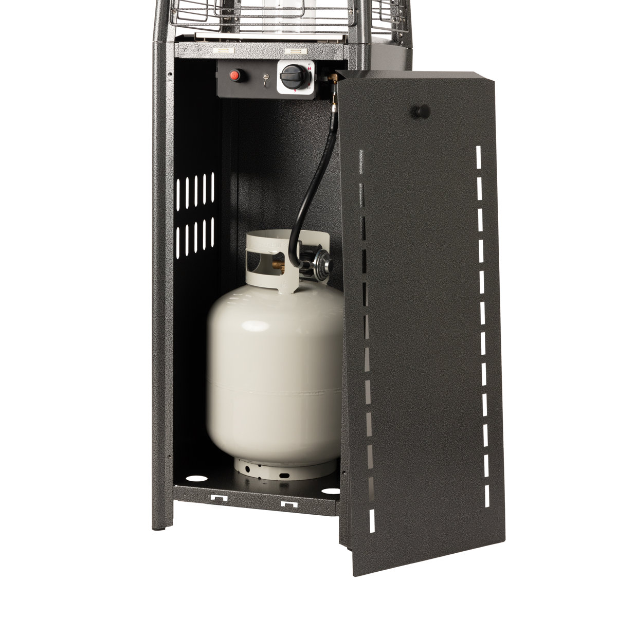 Fire Sense Pyramid Flame Patio Heater 40,000 BTU, Propane Heater Tower ...