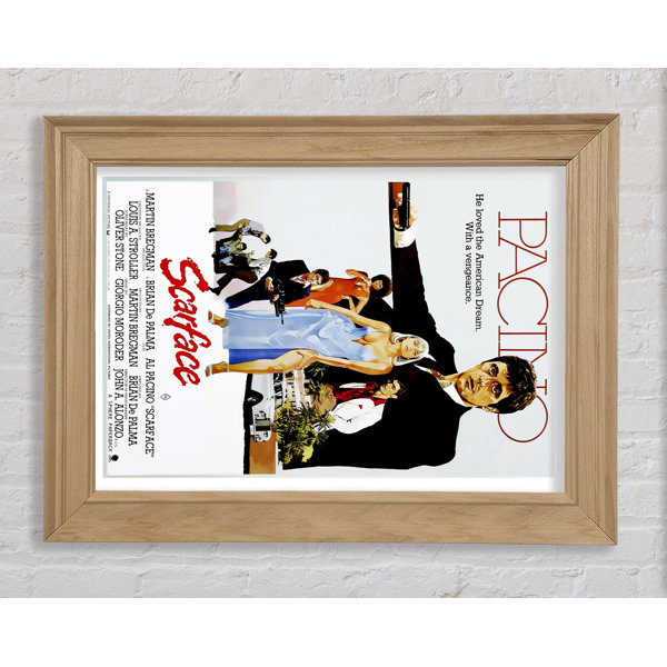 Bright Star Al Pacino Scarface - Single Picture Frame Art Prints ...