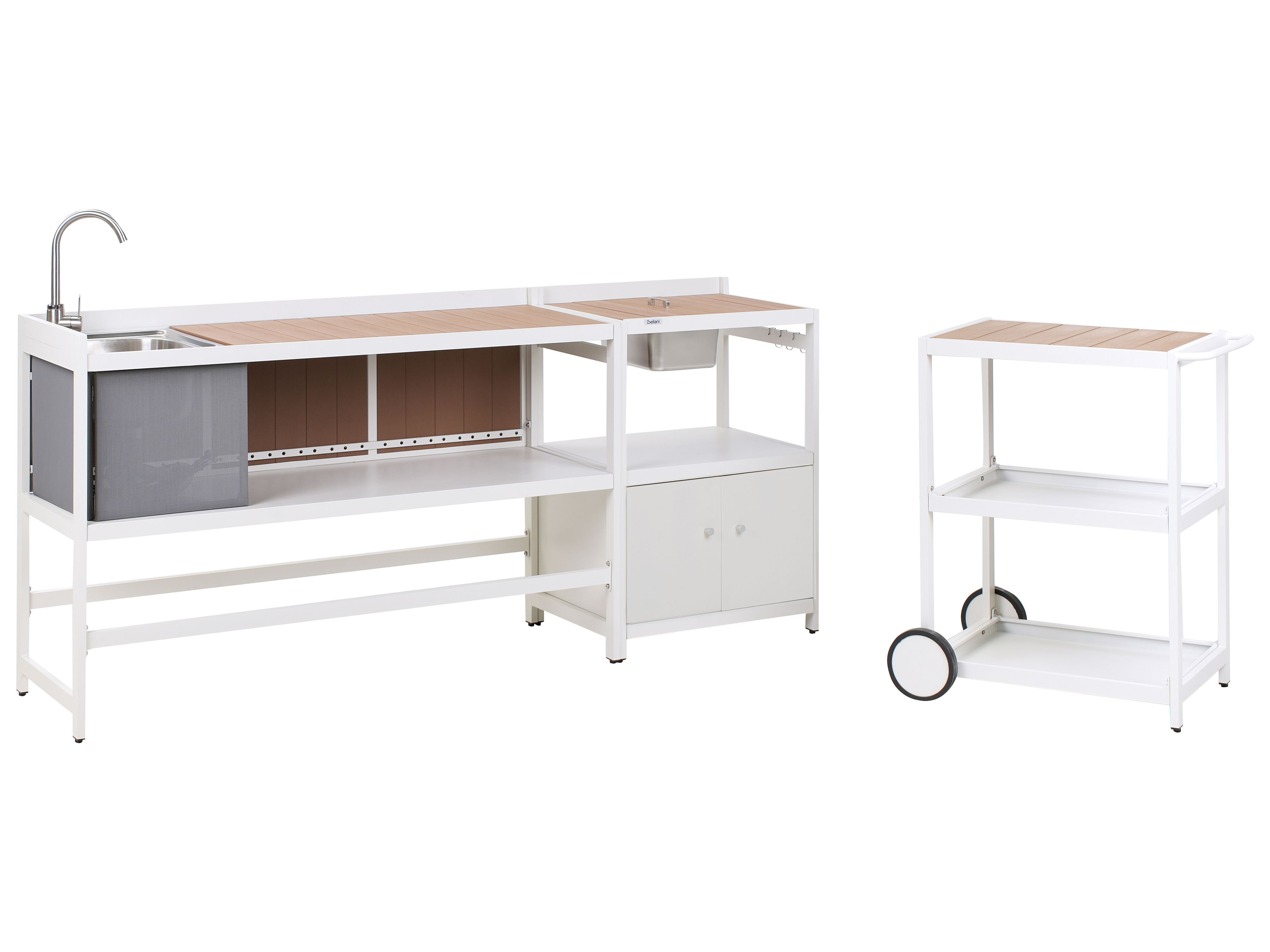Ebern Designs 300cm 6 Outdoor Kitchen | Wayfair.co.uk