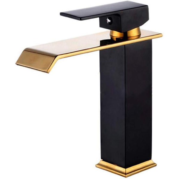 FashionSecretsLLC Mixer Tap Modern Plating Faucet High Gold Waterfall ...