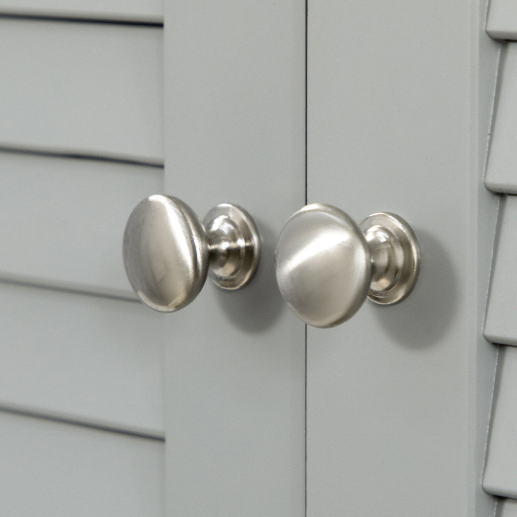 Latitude Run® Tall Narrow Bathroom Cabinet With Countertop Space - Gray ...