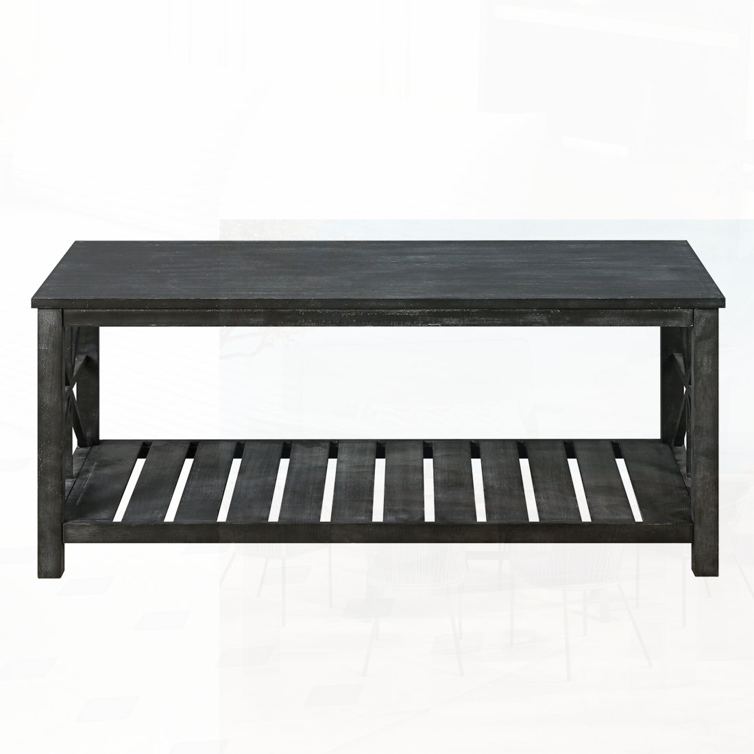 August Grove® Vintage American Style Coffee Table with Elegant Design ...