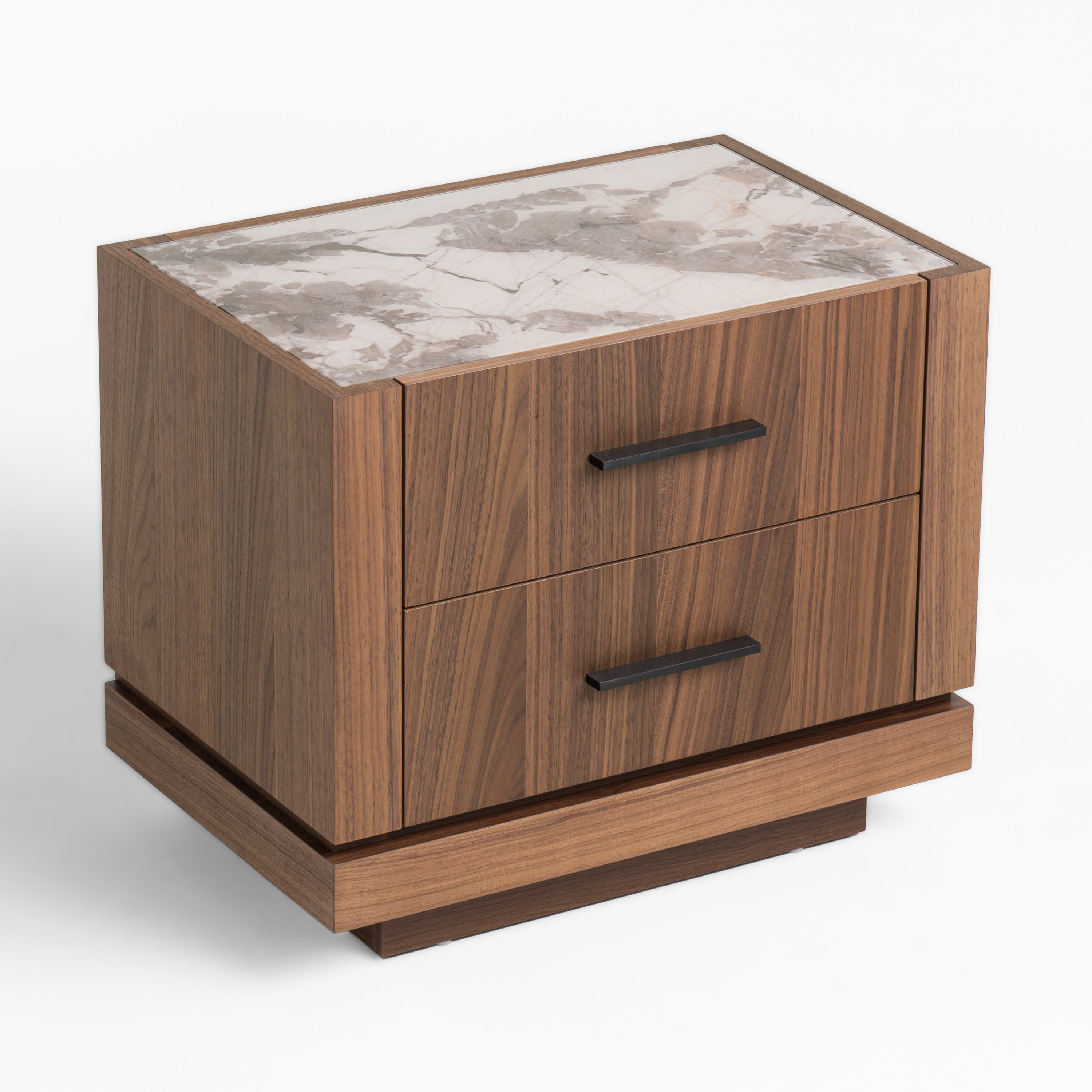 Wade Logan® Britzel Modern Walnut Nightstand & Reviews | Wayfair