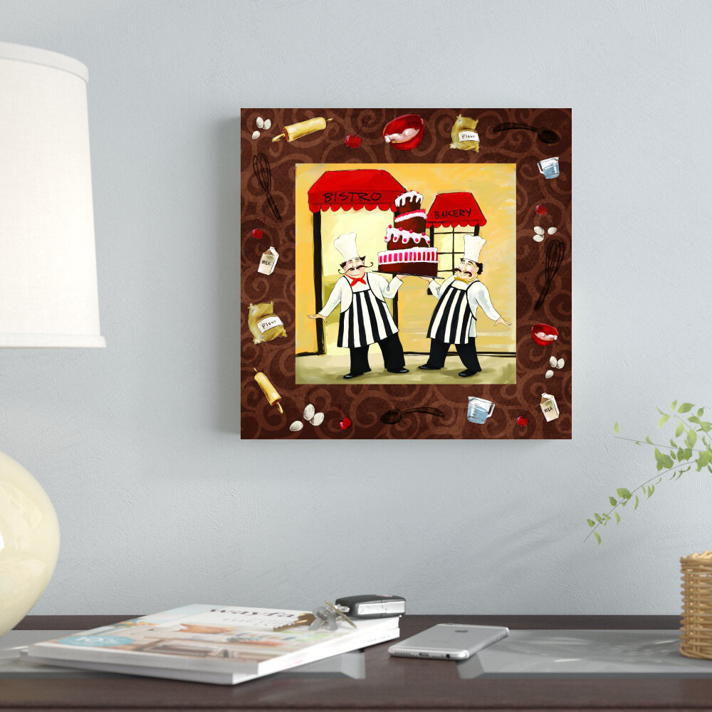 Fleur De Lis Living Cake Stacks - Wrapped Canvas Print - Wayfair Canada