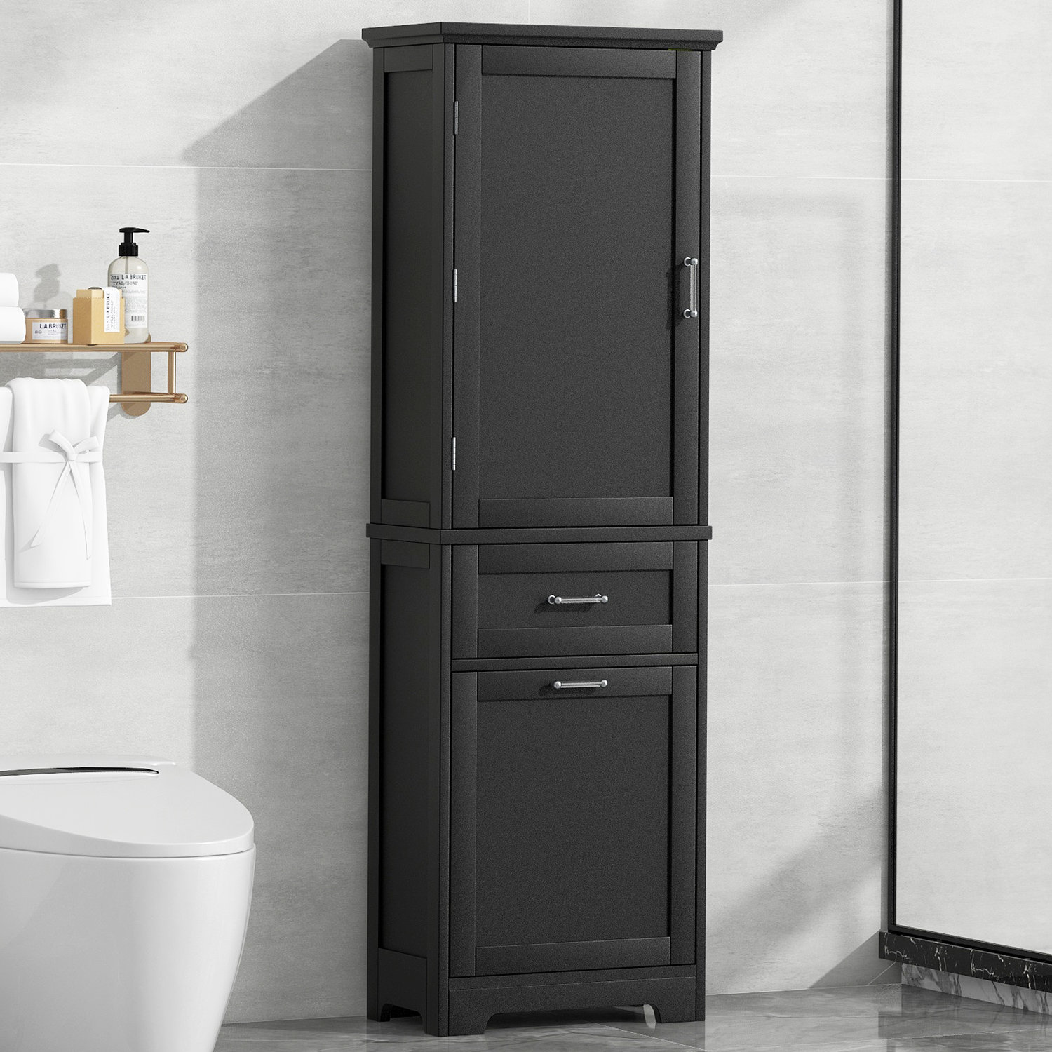 Red Barrel Studio Armoire à linge autoportante Barry - Wayfair Canada