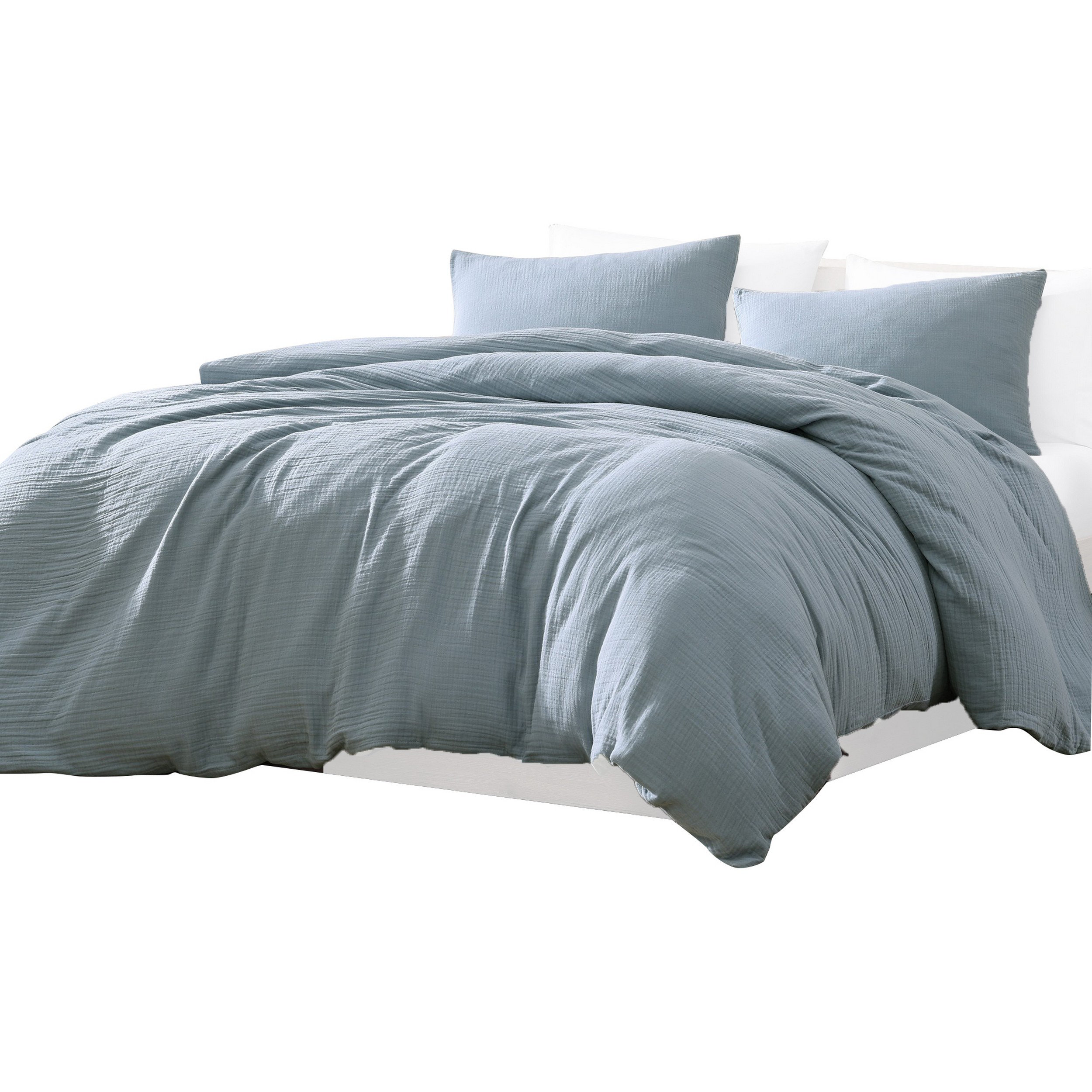 Benjara Microfiber 3 Piece Comforter | Wayfair