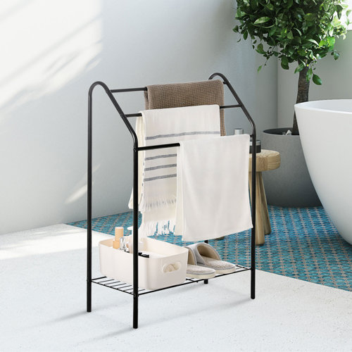 MyGift Freestanding Towel Rack - Wayfair Canada