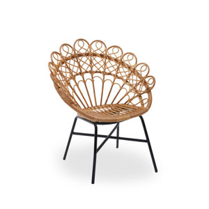 Bay Isle Home Vivenne Rattan Outdoor Garden Chair | Wayfair.co.uk