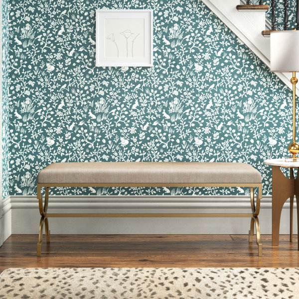 Willa Arlo™ Interiors Arvin Metal Bench & Reviews | Wayfair