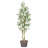 Latitude Run® 6ft Artificial Olive Tree With White Pot, 1296 Leaves, 72 ...