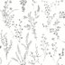 York Wallcoverings Wildflower Sprigs Peel & Stick Floral Roll & Reviews ...