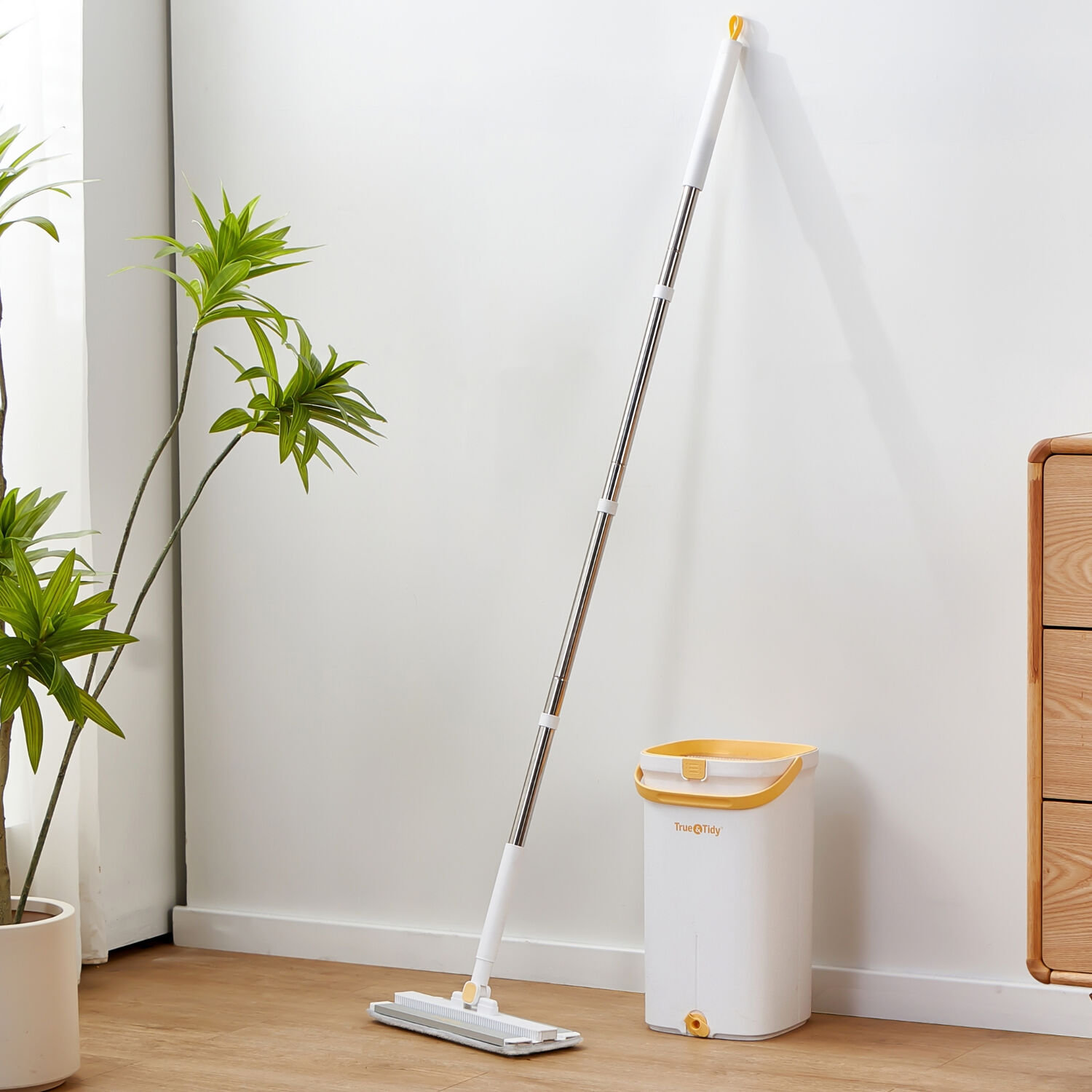 True & Tidy Trueclean Mop & Bucket Pump System & Reviews | Wayfair