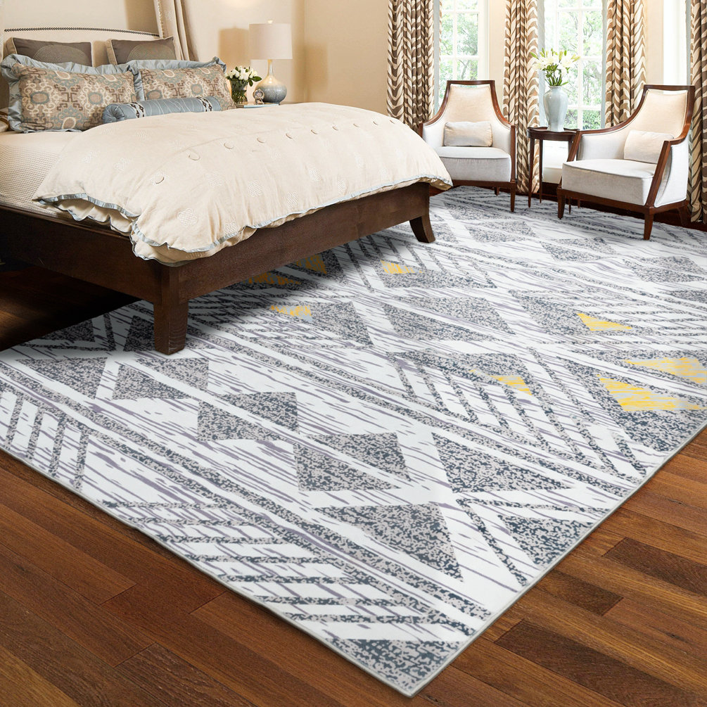 Loon Peak 6*9 Pearl Velvet area rug - Wayfair Canada