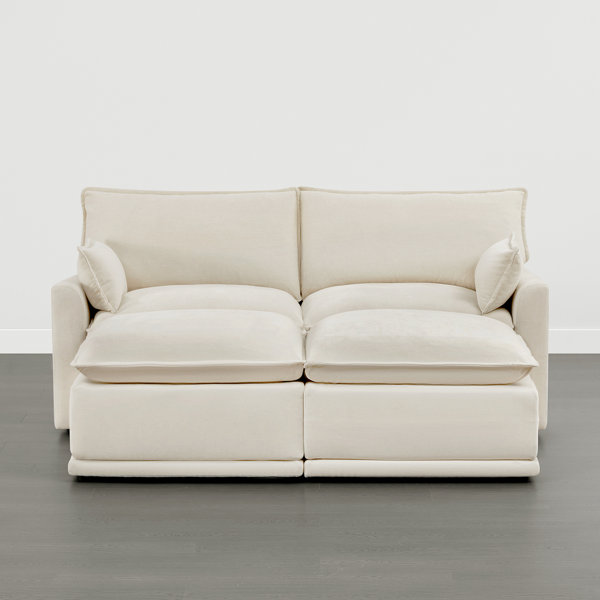 Latitude Run® Elysian Cloud 78.7''W 4PC Oversized Modular Sectional ...