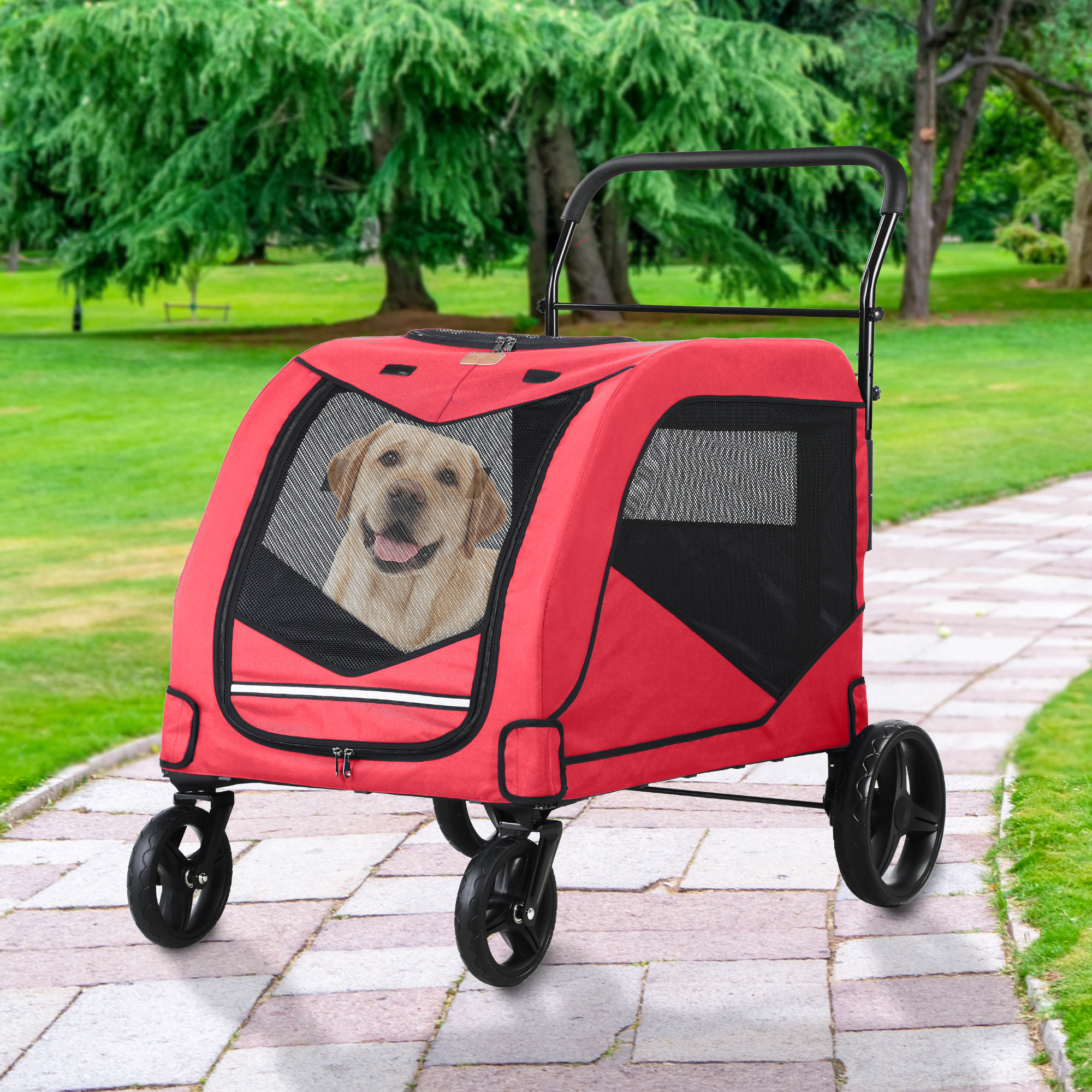 Balconera Folding Dog Stroller For Large-Size Dog - Wayfair Canada