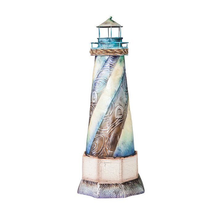 Highland Dunes Alarcon with Capiz Shell Lighthouse & Reviews | Wayfair