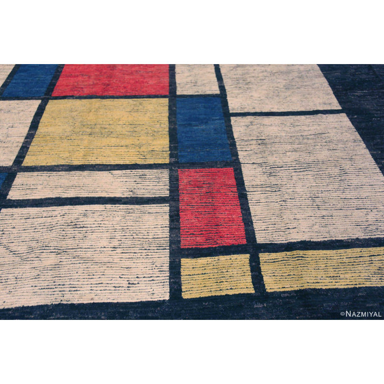 Nazmiyal Collection Contemporary Artistic Piet Mondrian Inspired Modern ...