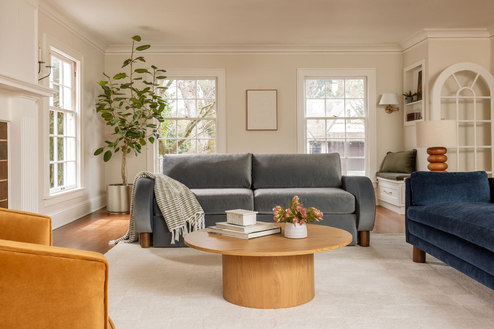 Room Service By Emily Henderson Barb 84 Inch Sofa | Wayfair