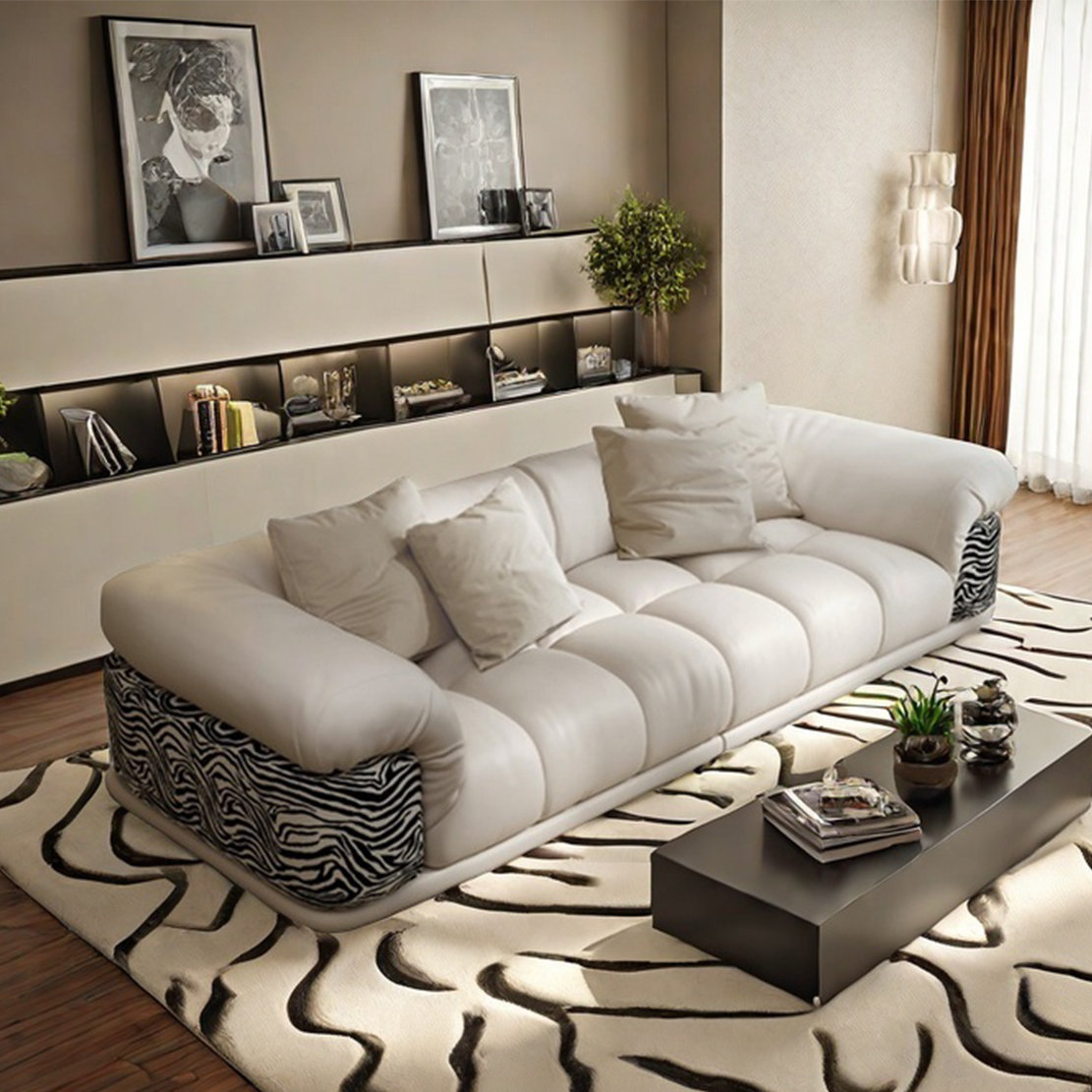 Hype Styled French retro simple straight-line sofa | Wayfair
