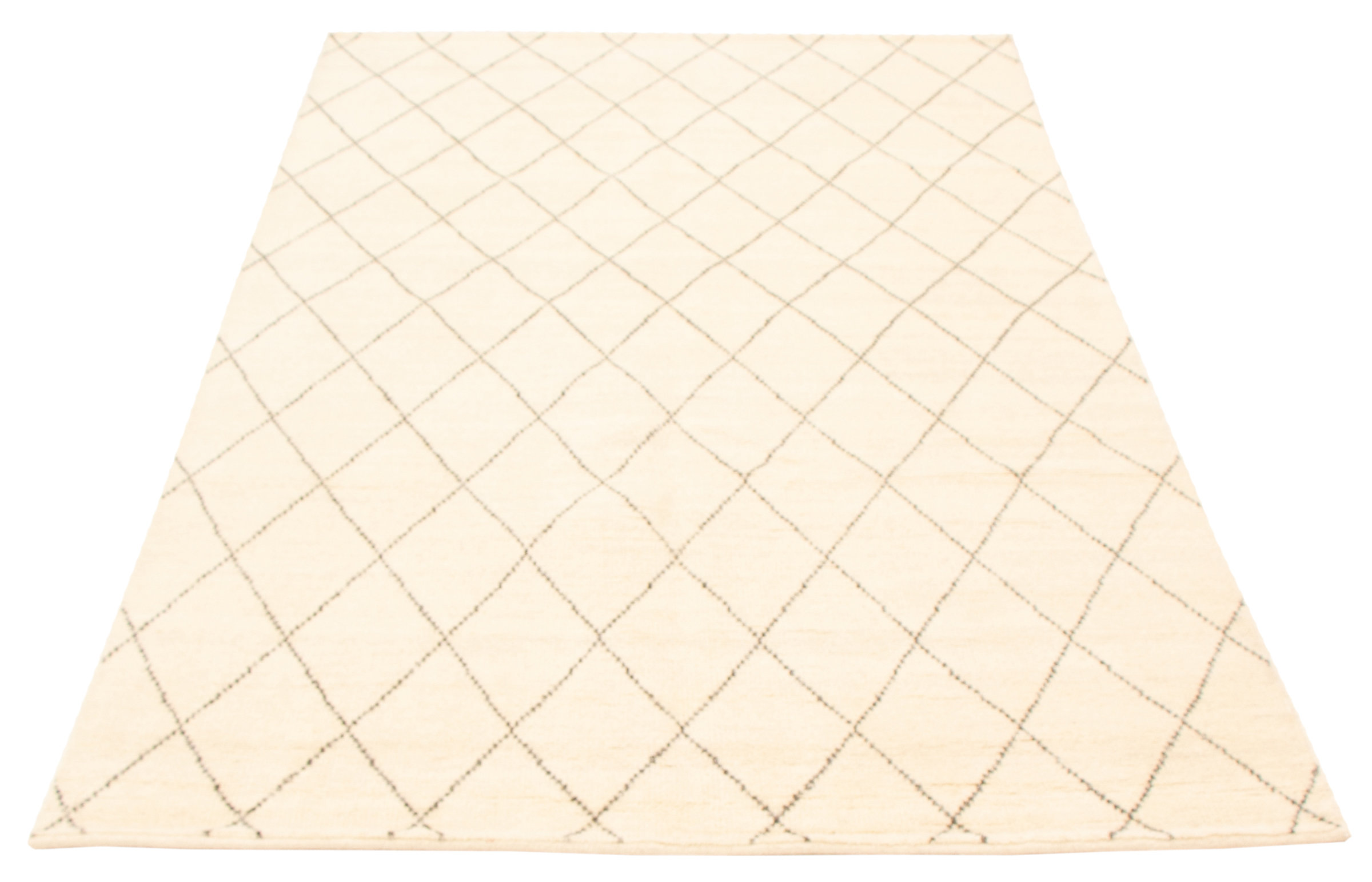 Foundry Select Geometric Hand-Knotted Rectangle 6'7" x 9'9" Wool Area ...