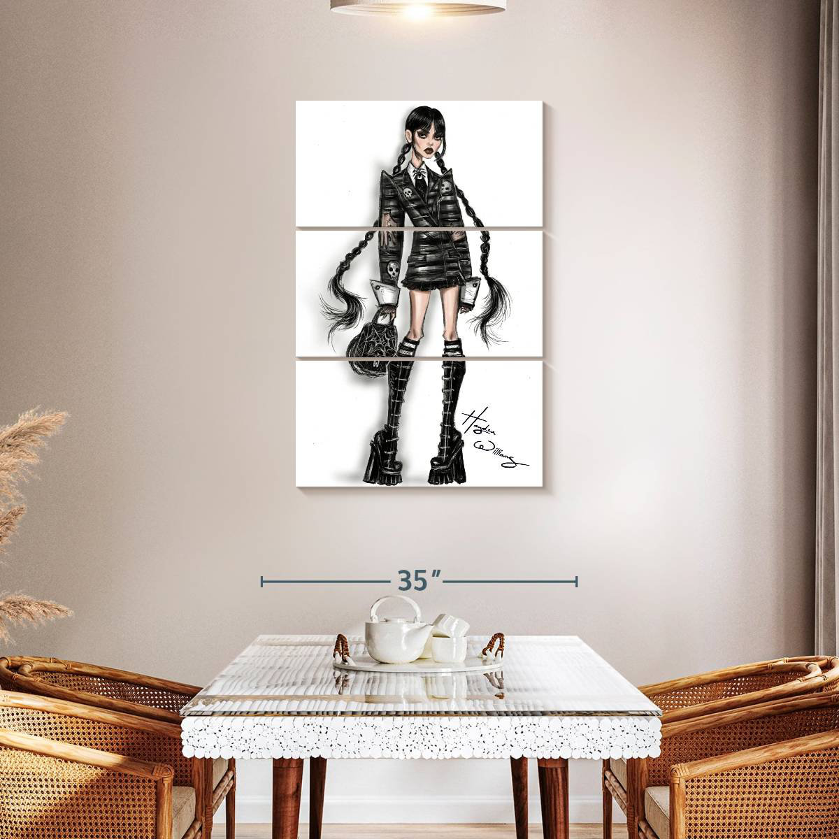 Elephant Stock Gothic Wednesday Addams - Wayfair Canada