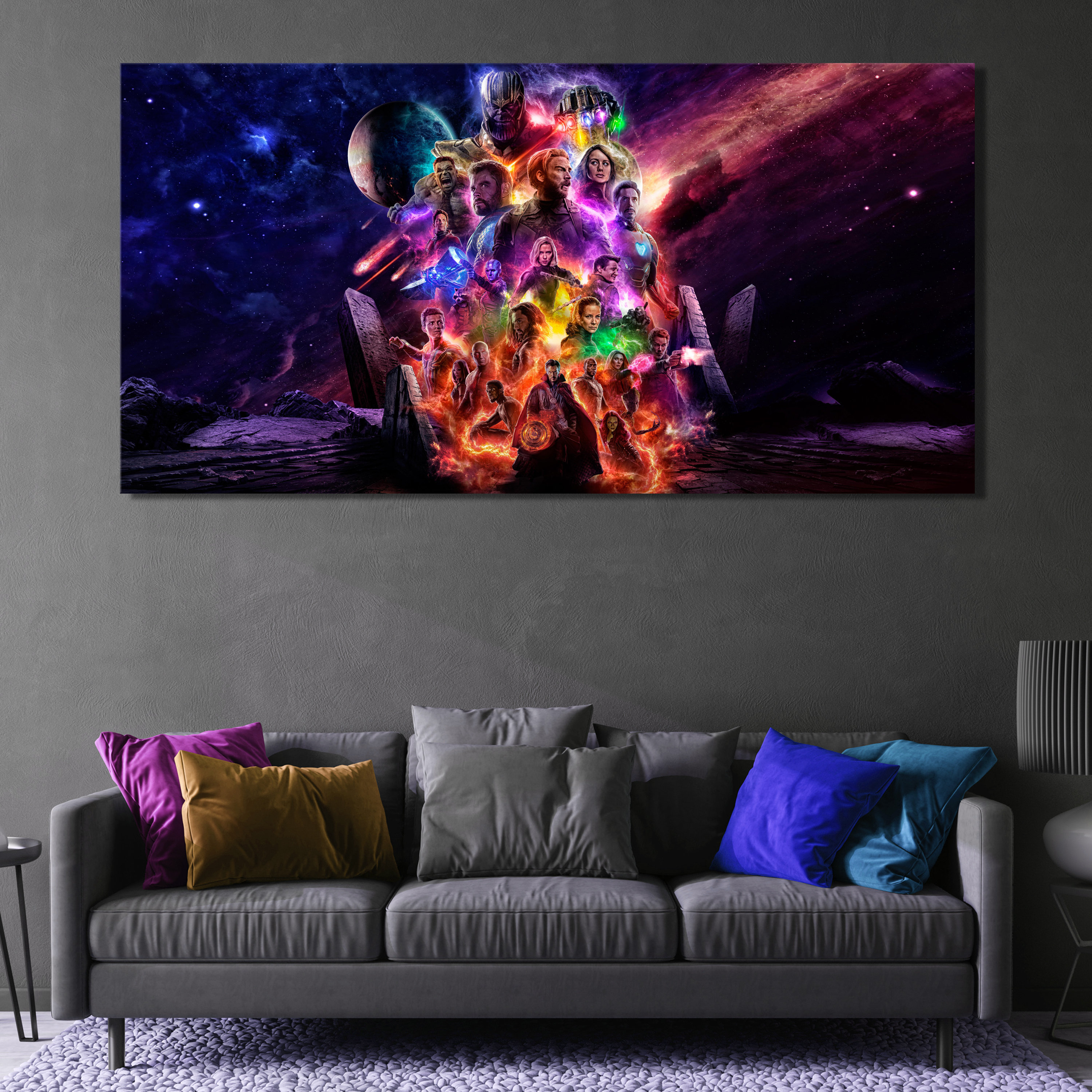 Woodymood Avengers End Game Movies Wallpaper Wallart Canvas Poster ...