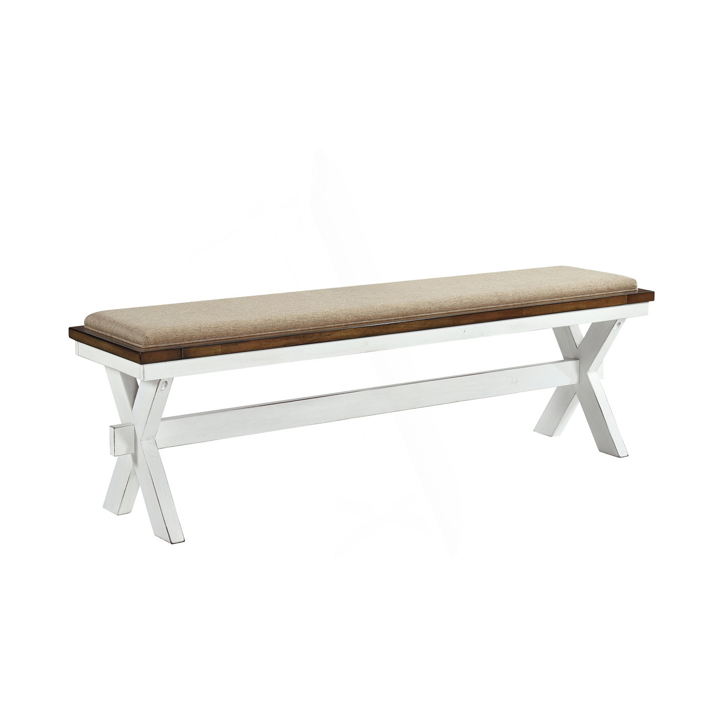 Hokku Designs Modern Style Bench, Upholstered Traditional Dining Bench ...