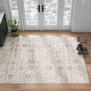 7' x 9' Ivory & Cream Area Rugs You'll Love | Wayfair