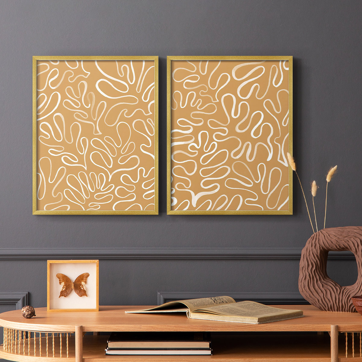 Ebern Designs Matisse Pieces I-Premium Framed Print -Ready to Hang - No ...