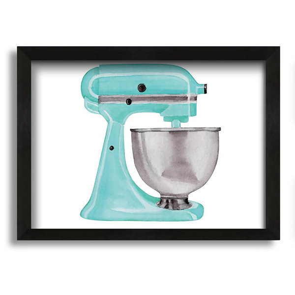 Brayden Studio Food Mixer - Single Picture Frame Graphic Art on Canvas ...