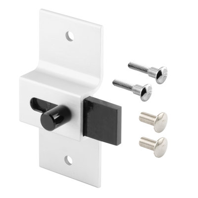 Prime-Line Slide Latch, Square Edge Straight Bolt, Aluminum (Single ...