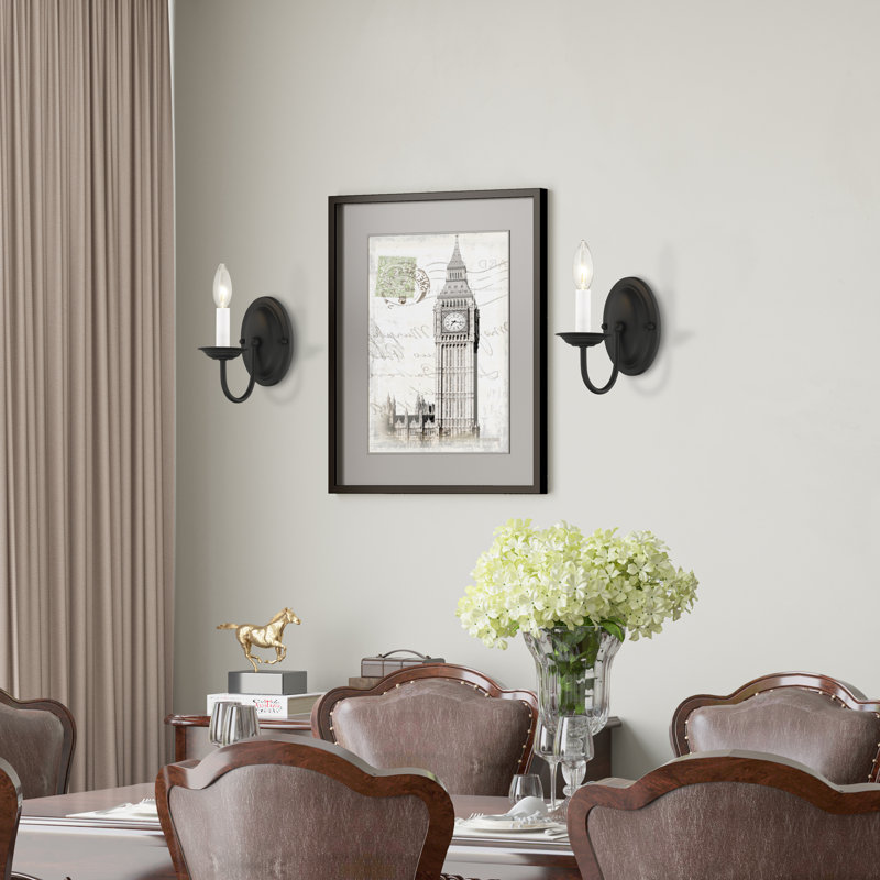 Lark Manor Maynes Steel Candle Wall Light & Reviews | Wayfair