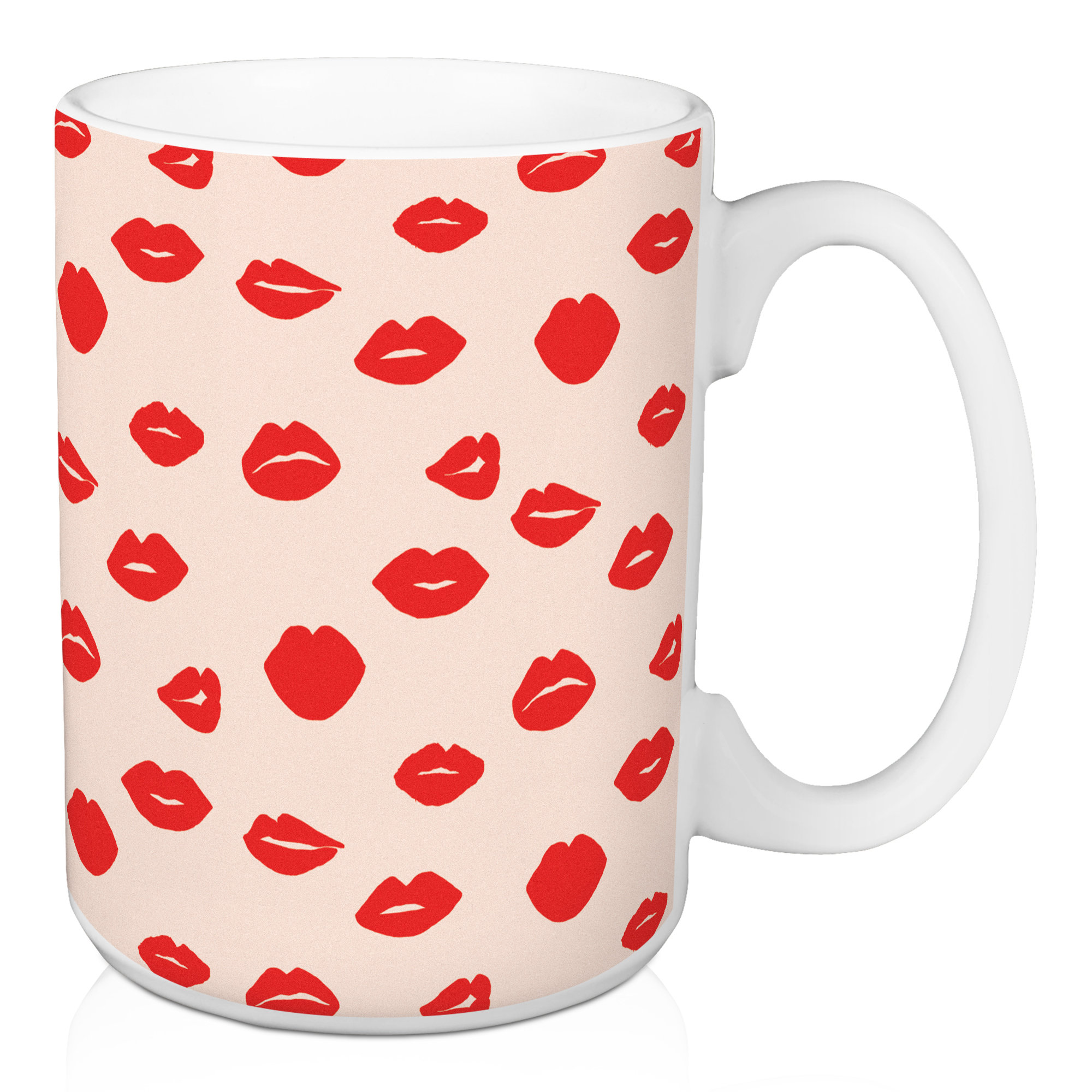Everly Quinn Lips Mug | Wayfair