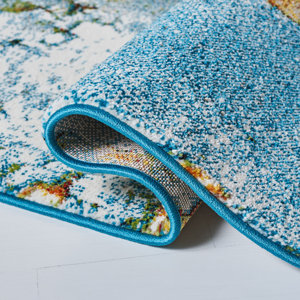 Williston Forge Jaxen Performance Abstract Rug & Reviews | Wayfair