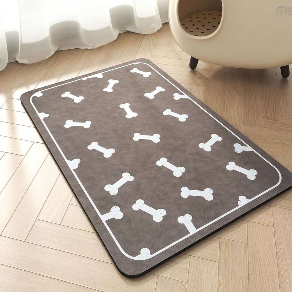 Tucker Murphy Pet™ Pet Feeding Mat-Absorbent Dog Mat For Food And Water ...
