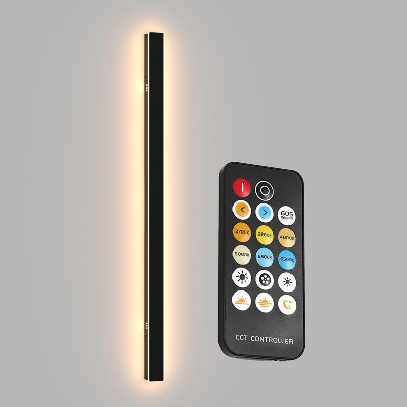 Wrought Studio™ IP67 Linear 30W LED Wall Lights With Remote Control ...