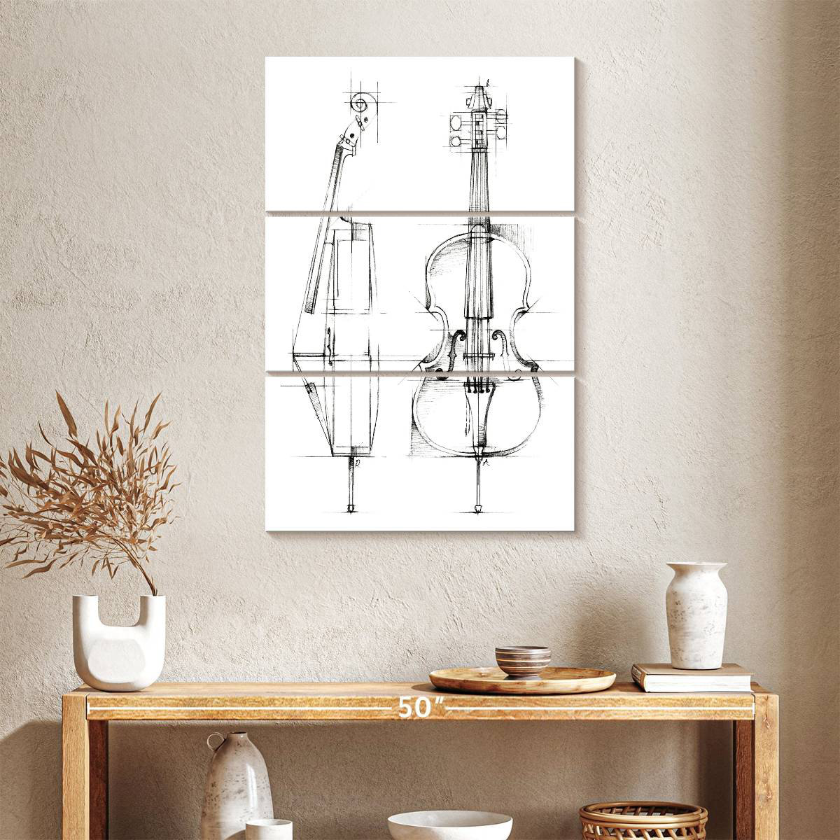 Lark Manor™ Cello Sketch | Wayfair