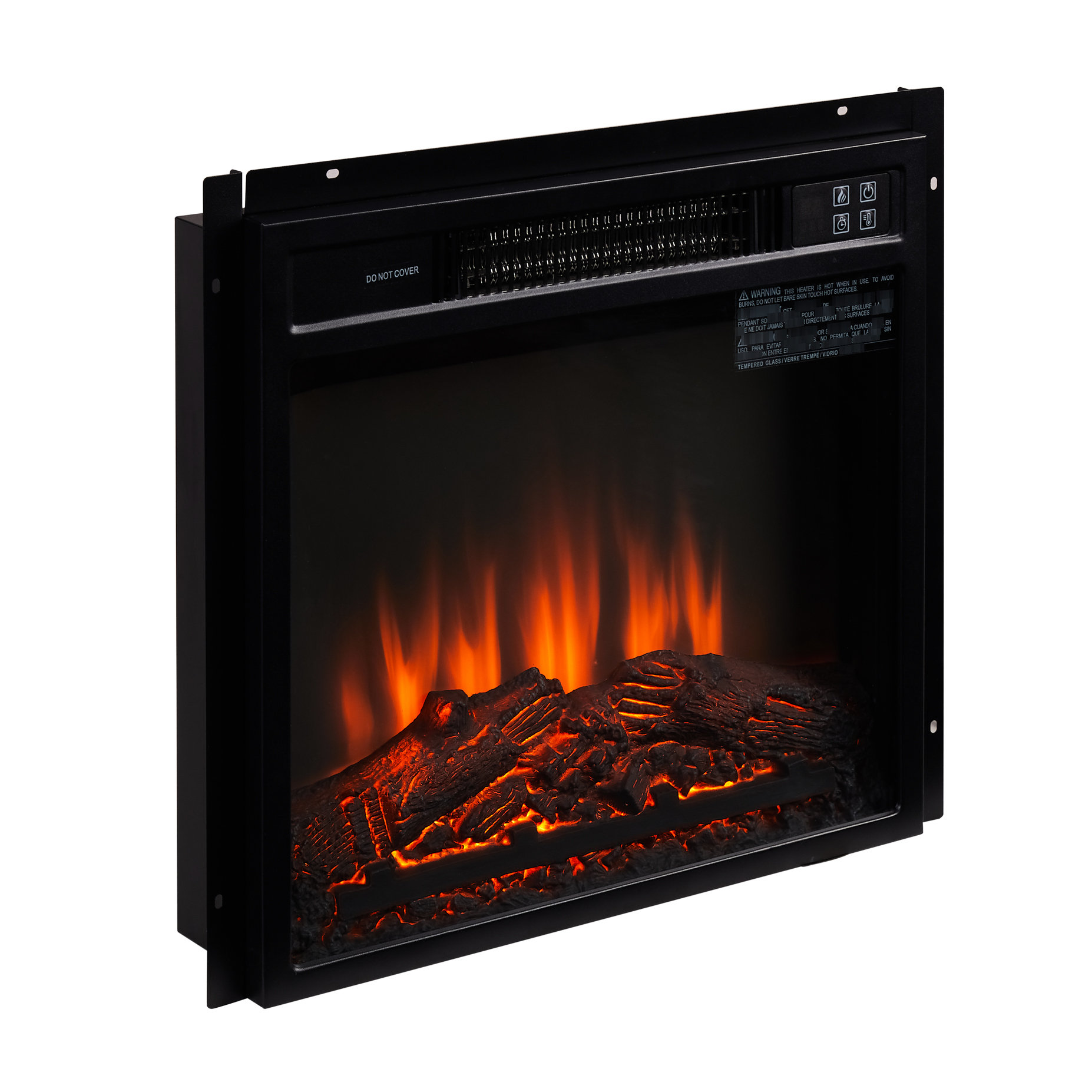 Ebern Designs Electric Fireplace Insert 18": 120V, 1400W, Overheating ...