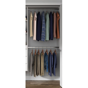Dotted Line™ Grid 48 - 96'' Closet System (Can Be Cut to Fit) & Reviews ...