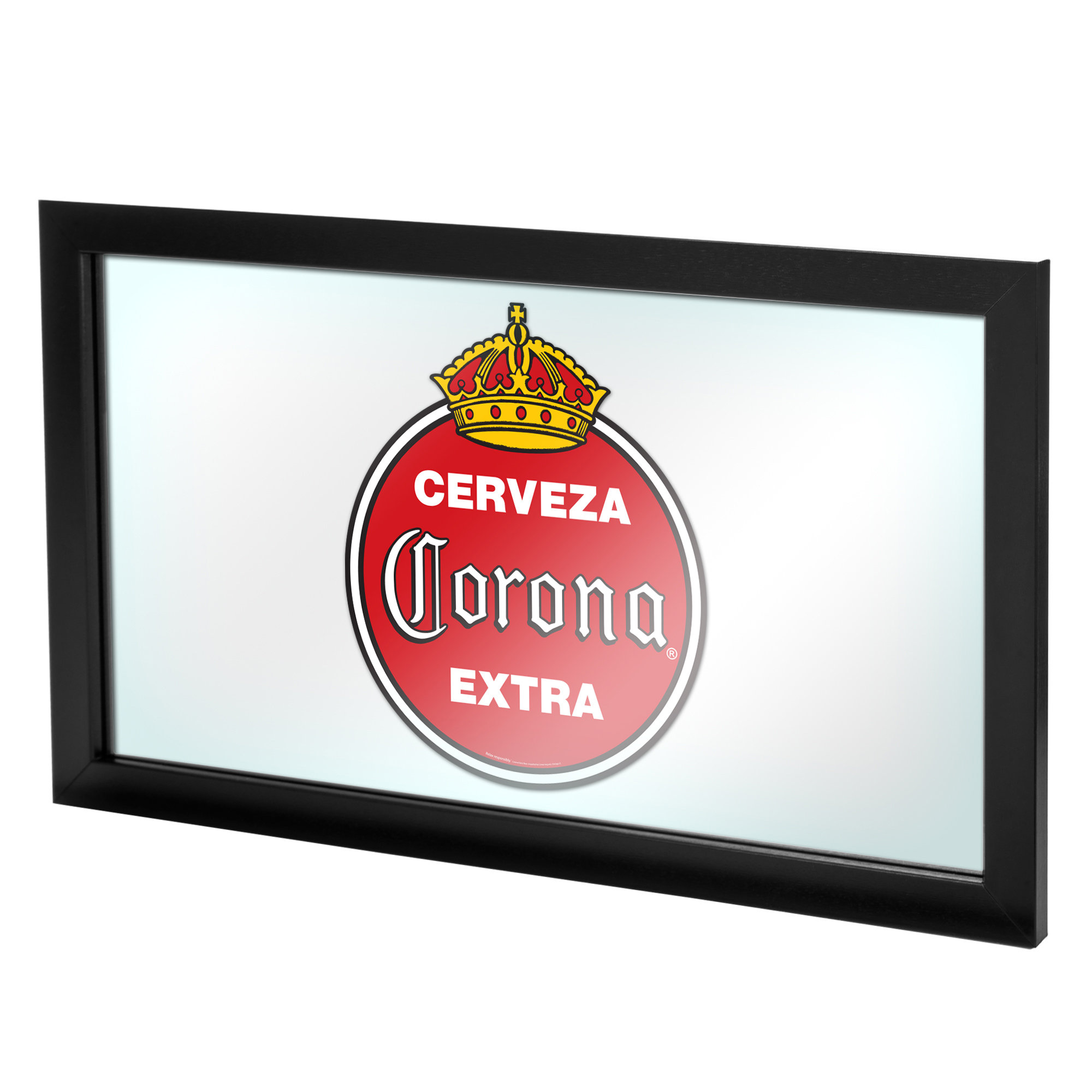 Trademark Global Corona Vintage Framed Logo Accent Mirror | Wayfair