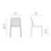 Nardi Doga Outdoor Stacking Dining Side Chair | Wayfair